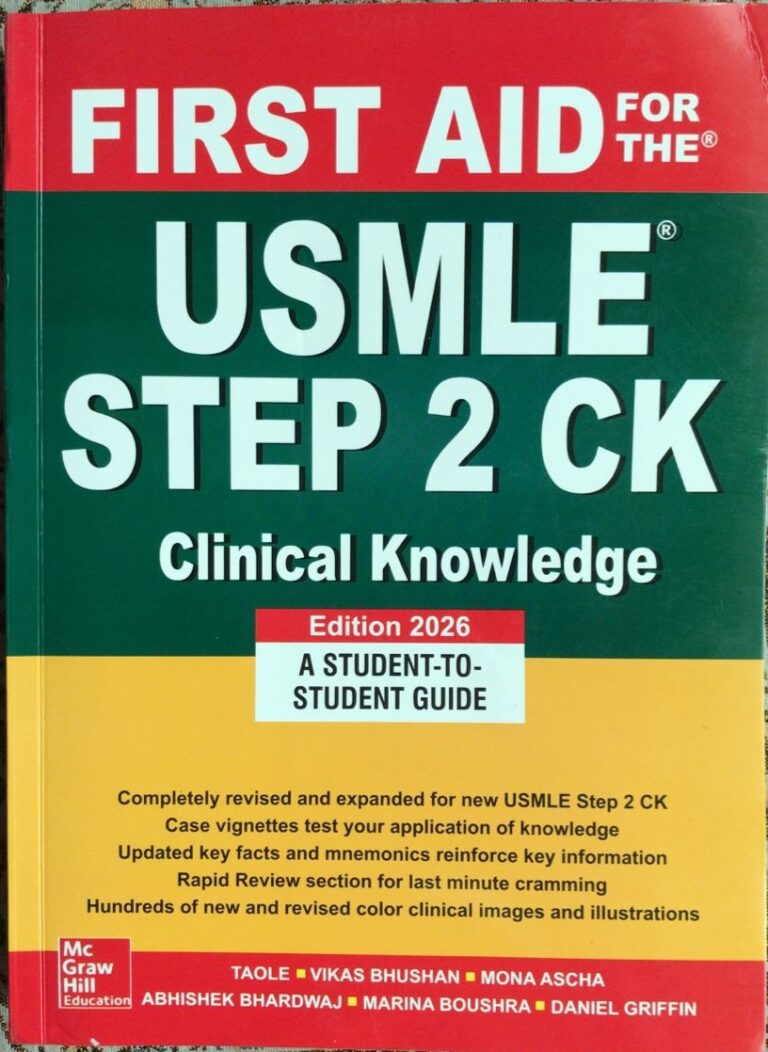First Aid for The USMLE Step 2 CK, Latest Edition 2026